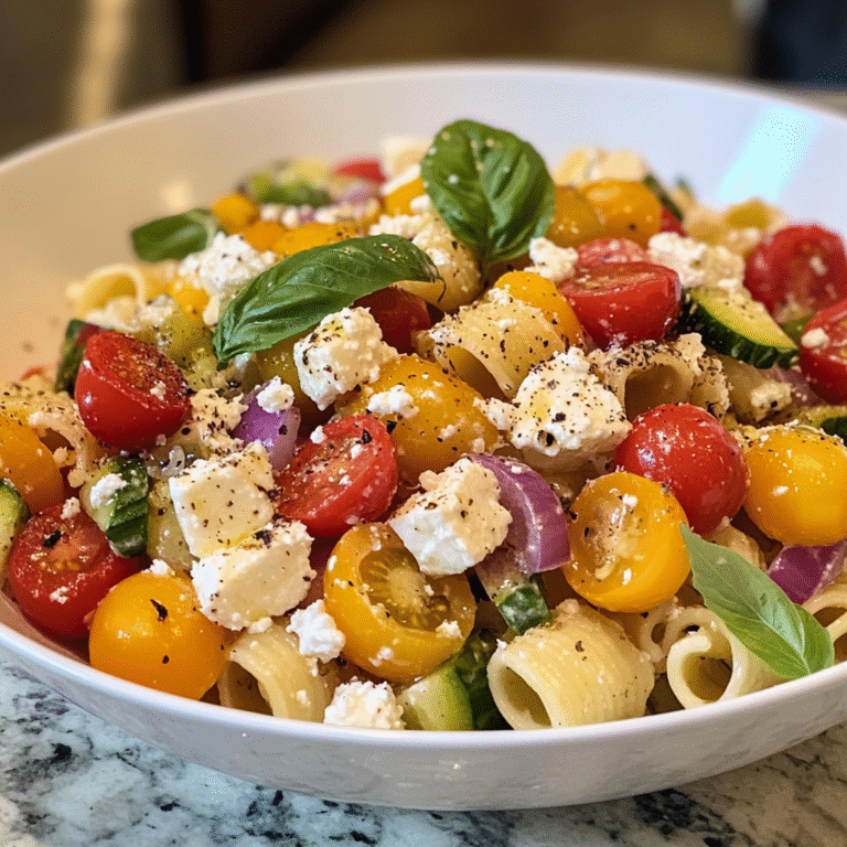 Recept: Zomer Pasta Salade – Fris, kleurrijk en perfect voor warme ...