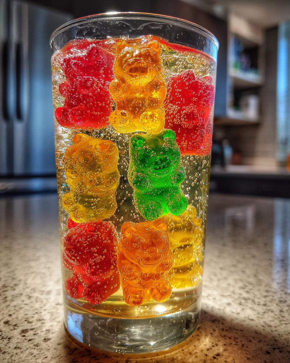 Griezelige Gummy Bears in Sprite: 2 simpele stappen - smaakvolle