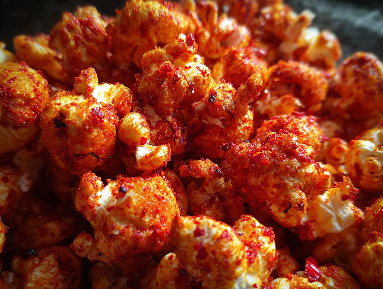 Firecracker Popcorn: 15-Min Spicy Snack Explosion - smaakvolle