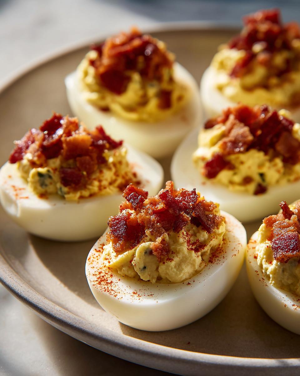 *Bacon And Olives Deviled Eggs: 10x Heerlijk* - smaakvolle